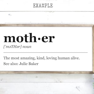 Word Definition Art, Custom Definition Word Sign, Personalized ...