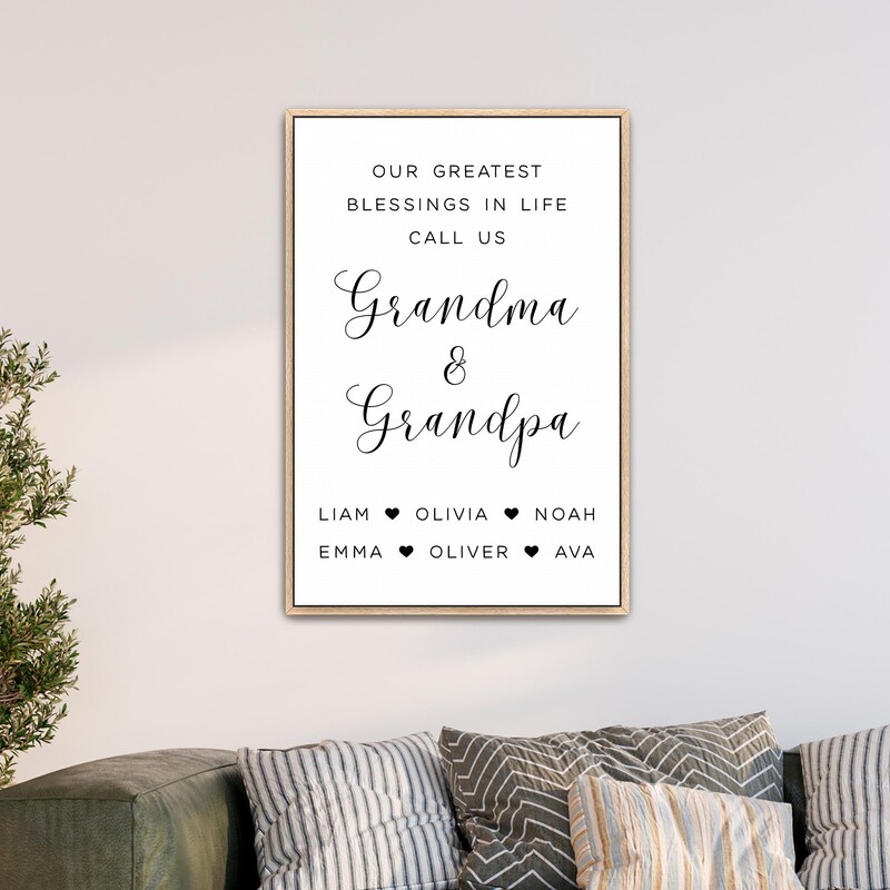 Grandparents Signs - Etsy