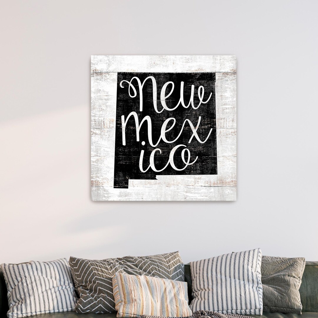 New Mexico State Sign Land of Enchantment Wall Art Rustic Home Decor ...