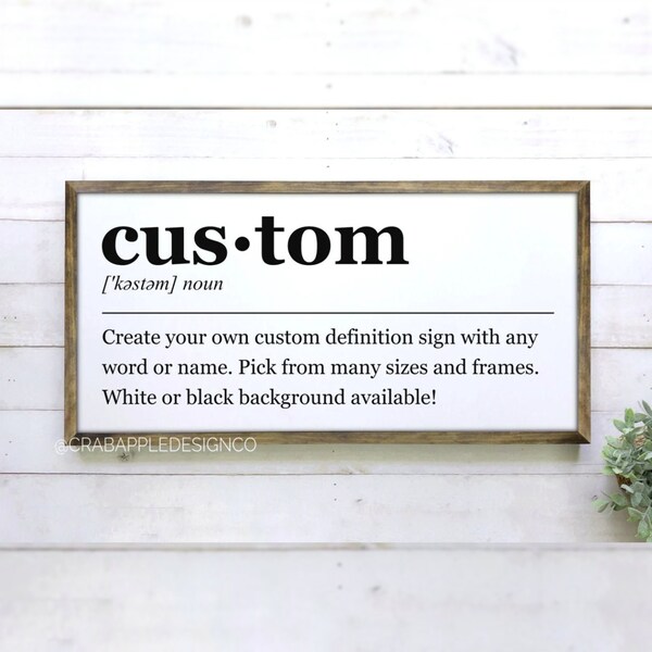 Word Art Signs - Etsy