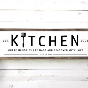 Custom Kitchen Sign, Personalized Kitchen Signs, Personalized Gift for ...
