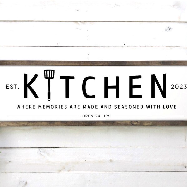 Custom Kitchen Sign - Etsy