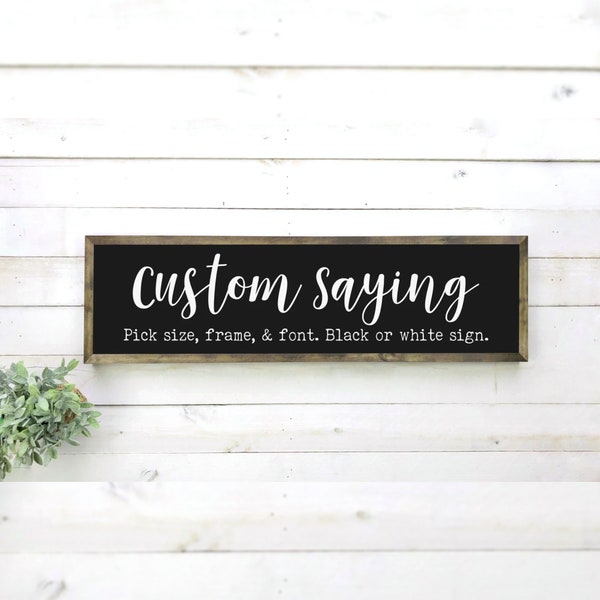 Custom Signs - Etsy