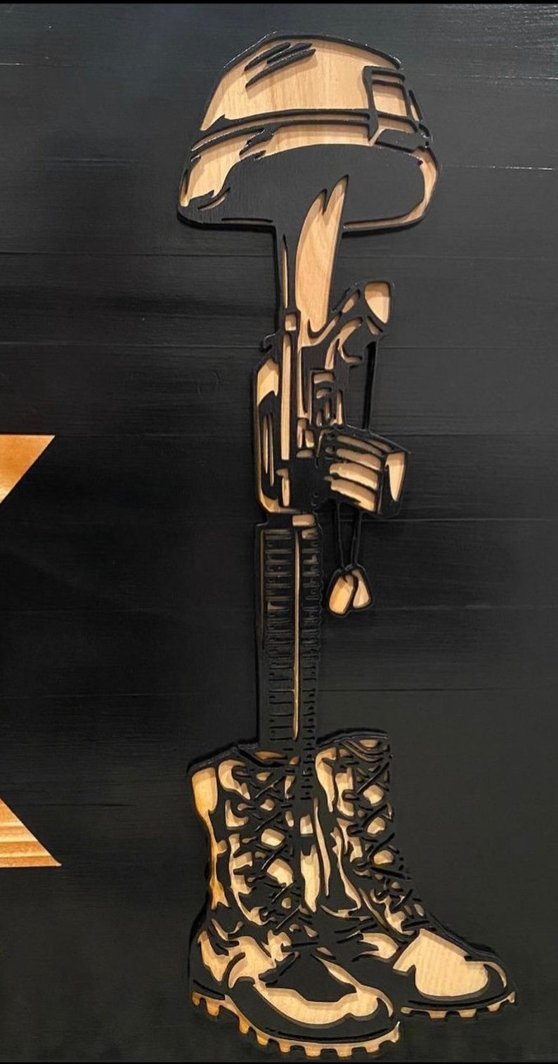 Fallen Soldier Battlefield Cross - Etsy