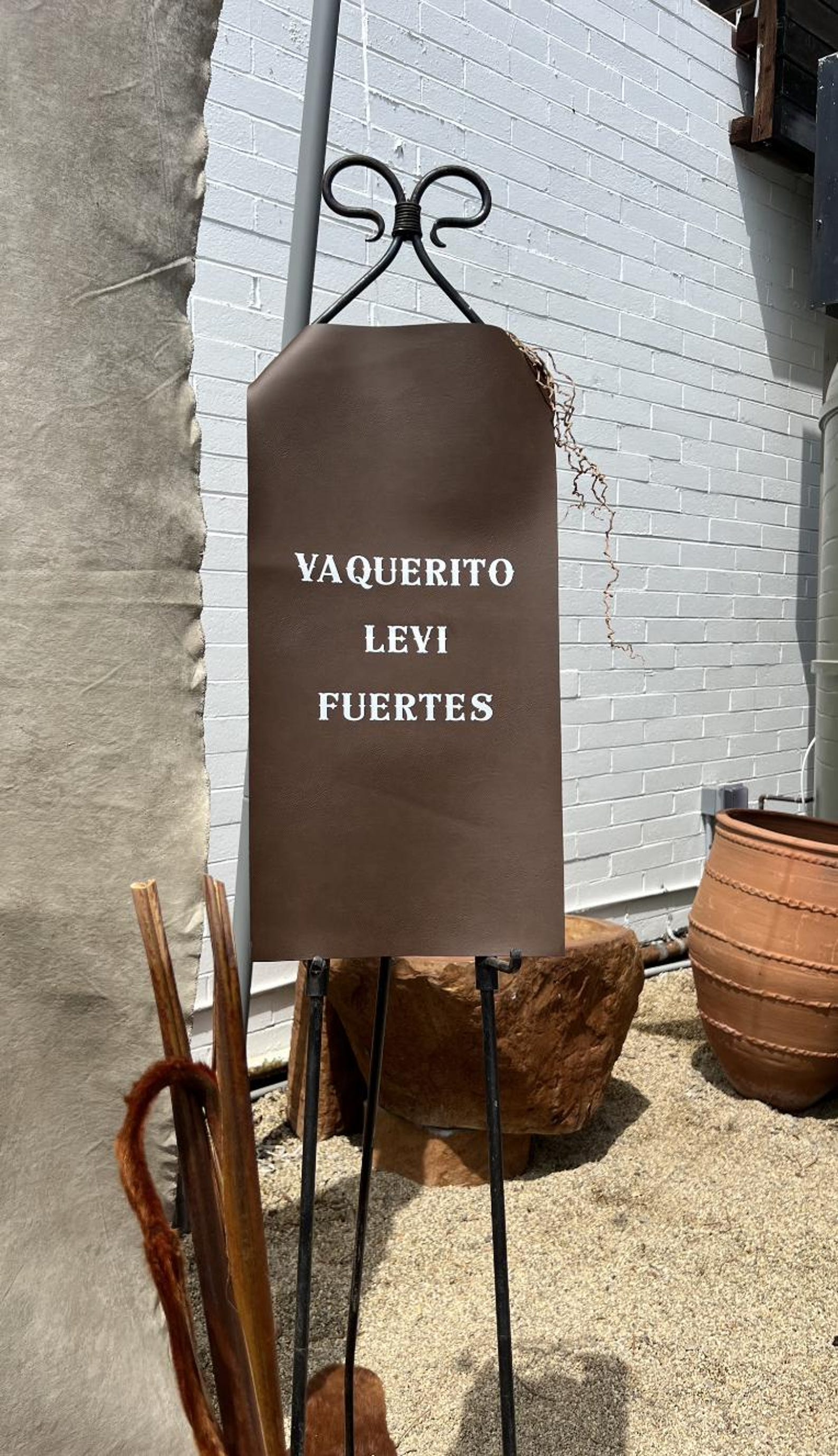 Leather Bar & Menu Sign | Wedding Signs | Event Signs | Custom Signs ...