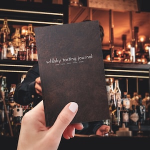Whiskey Tasting Journal Leather Look | Whiskey Tasting | Gifts for Him ...
