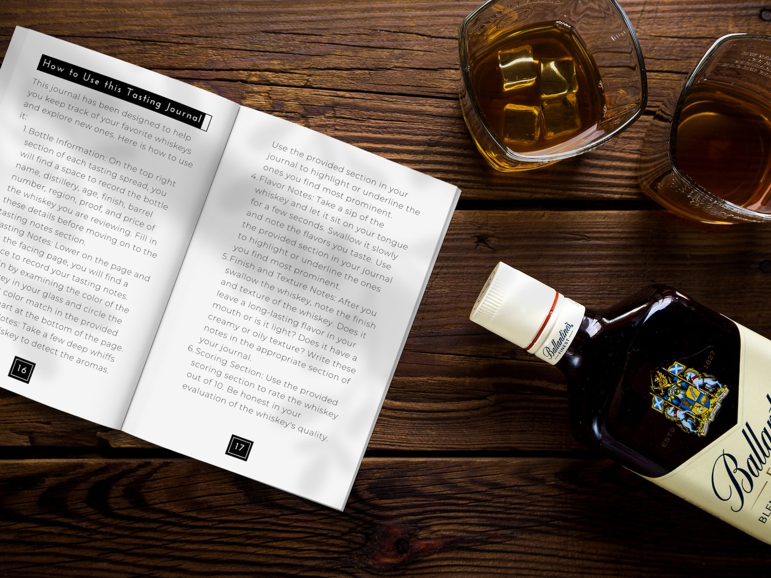 Whiskey Tasting Journal Leather Look | Whiskey Tasting | Gifts for Him ...