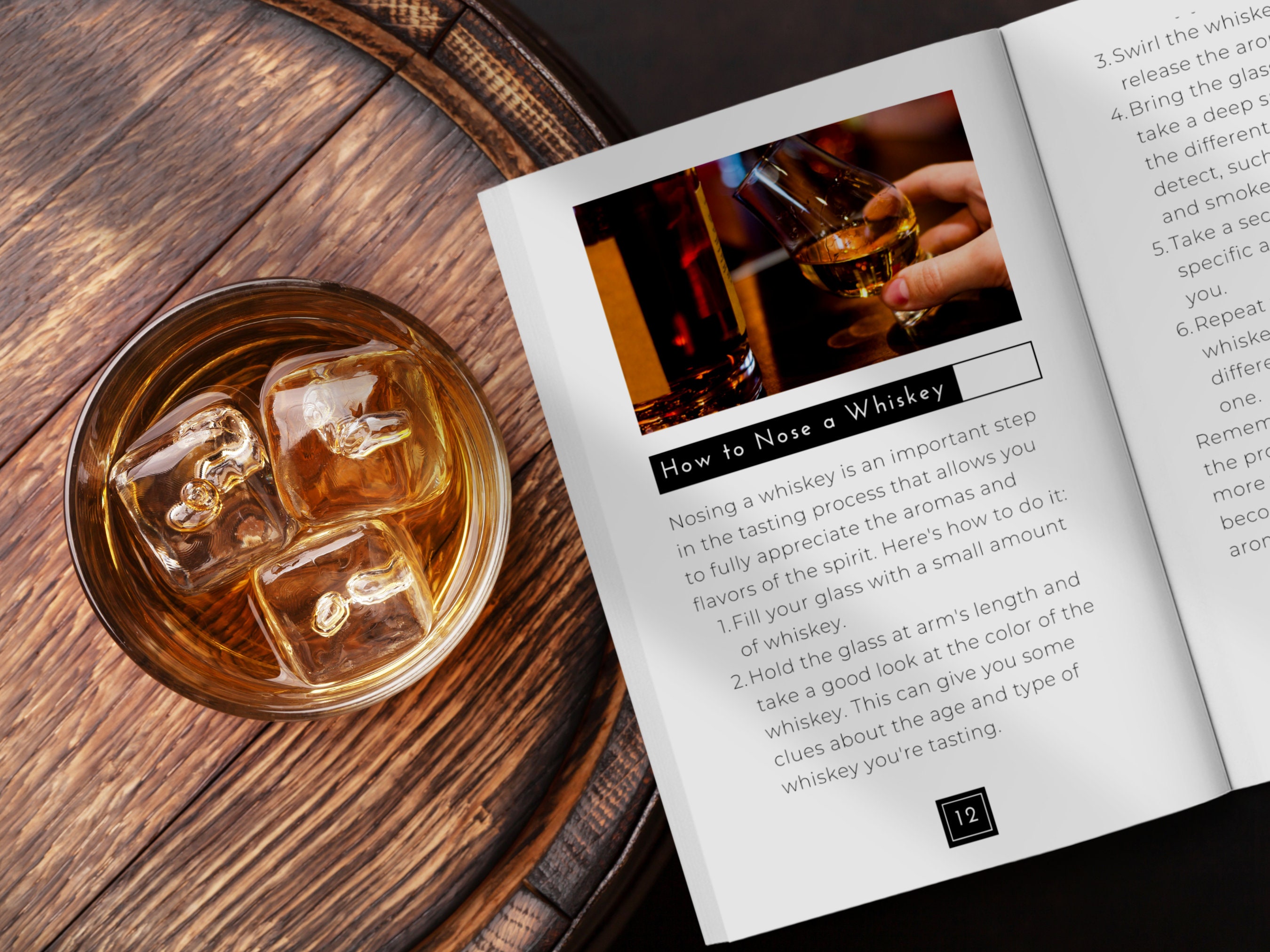 Whiskey Tasting Journal Leather Look | Whiskey Tasting | Gifts for Him ...