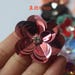 50pcs Beatiful Mixed Color 3D Rhinestone Flower Appliqued for Sewing ...