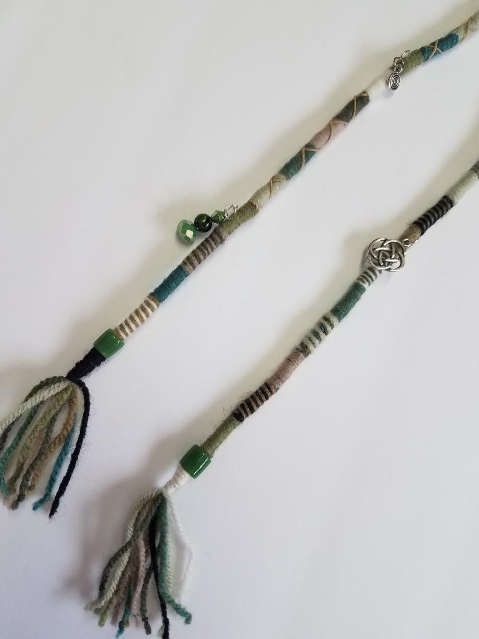 18 Clip in Yarn Double Hair Wrap Extension, Boho, Hippie, Hair Falls ...