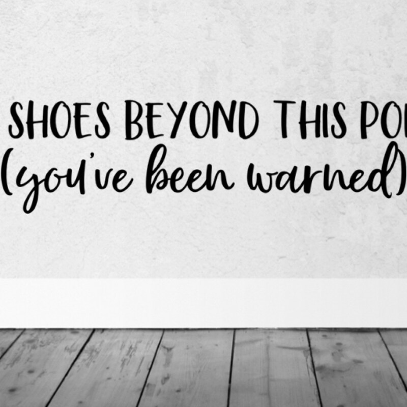 No Shoes Funny Sign - Etsy
