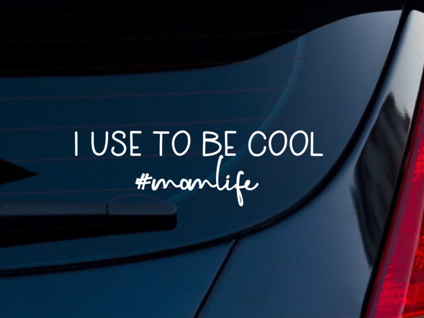 I Use to Be Cool Vinyl Car Decal Bumper Sticker momlife - Etsy