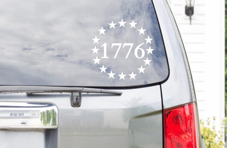 1776 Vinyl Car and Truck Decal Vehicle Bumper Sticker Laptop - Etsy