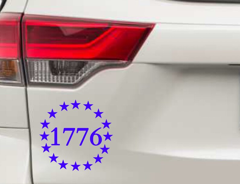 1776 Vinyl Car and Truck Decal Vehicle Bumper Sticker Laptop - Etsy
