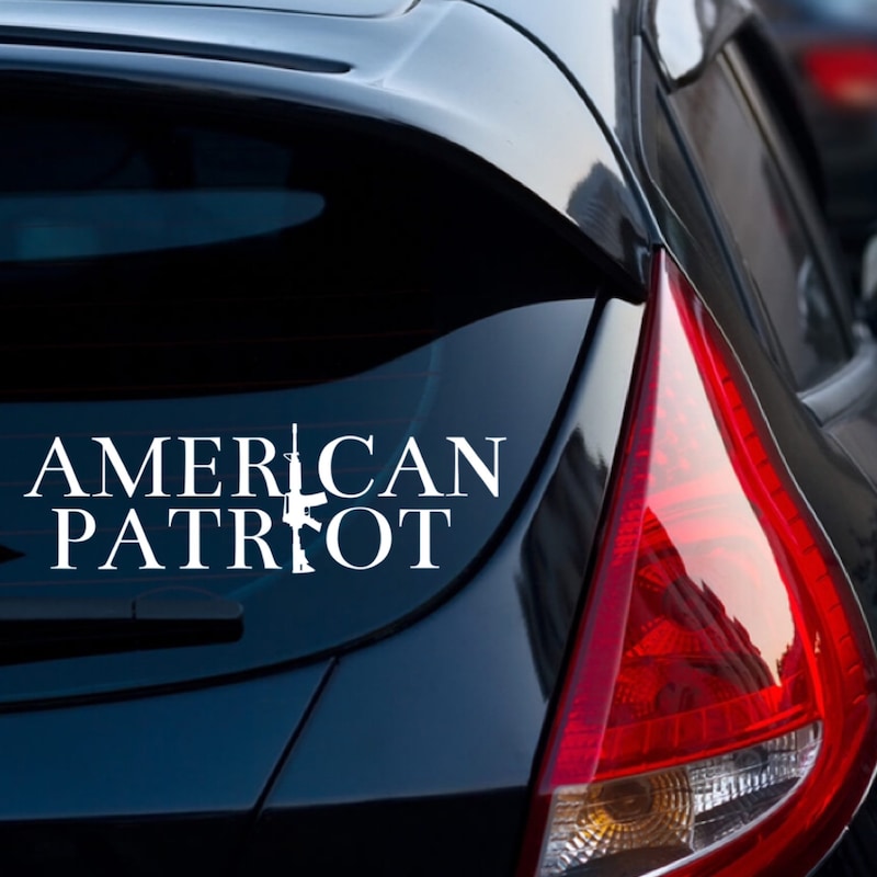 Patriotic Decal - Etsy