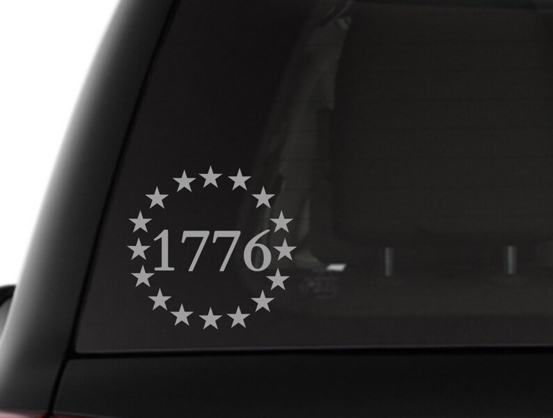 1776 Vinyl Car and Truck Decal Vehicle Bumper Sticker Laptop - Etsy