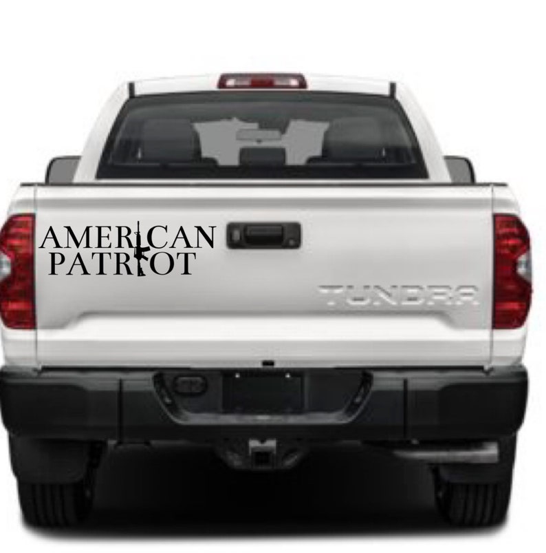 America Patriot Vinyl Car and Truck Decal Vehicle Bumper - Etsy