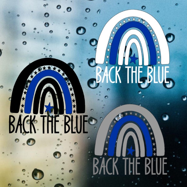 Blue Decals - Etsy