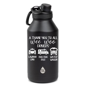 Thank You to Wee Woo Drivers Vinyl Decal, Water Wagon, Boo Boo Bus ...