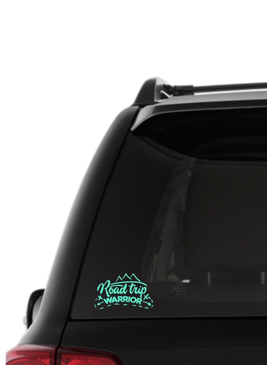 Road Trip Warrior Vinyl Decal Travel Decal Decals For Cars | Etsy