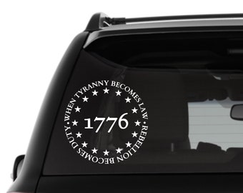 1776 Bumper Sticker - Etsy