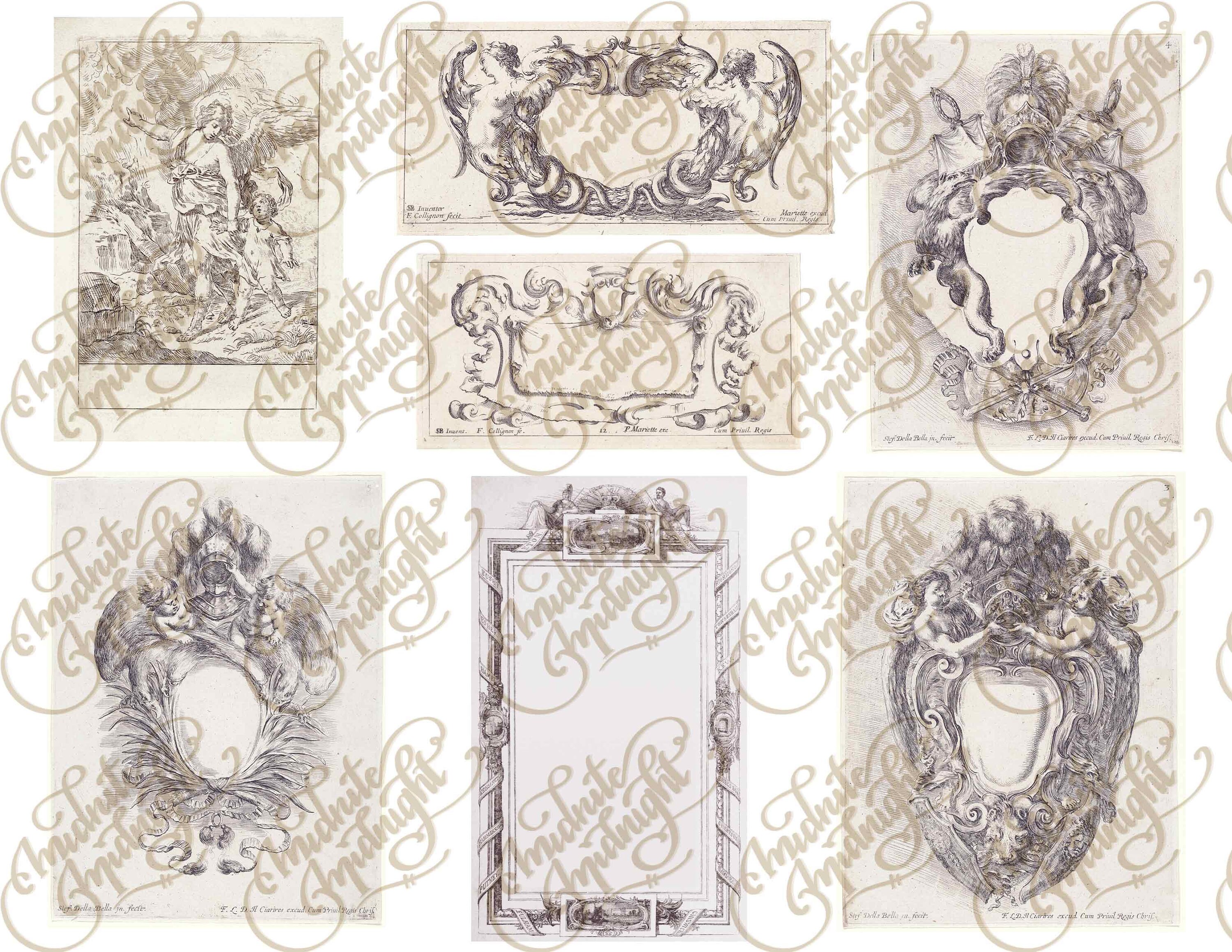 Antiquity Labels Digital Printable - Etsy