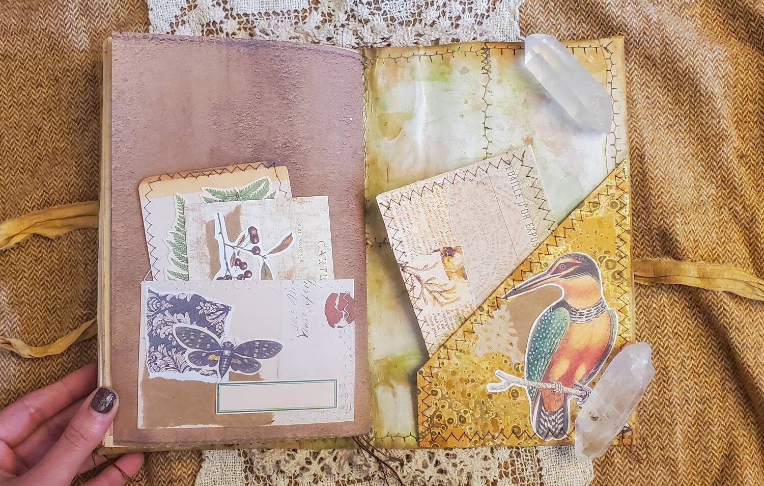 Owl Soft Cover Handmade Journal - Etsy