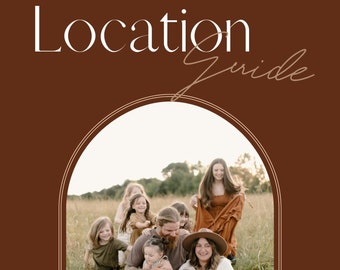 Canva Location Guide Template for Photographers - Etsy