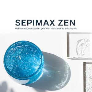 Sepimax Zen Gel Maker, Easy to Use, Cosmetic Ingredient, Gel Cream, Gel ...