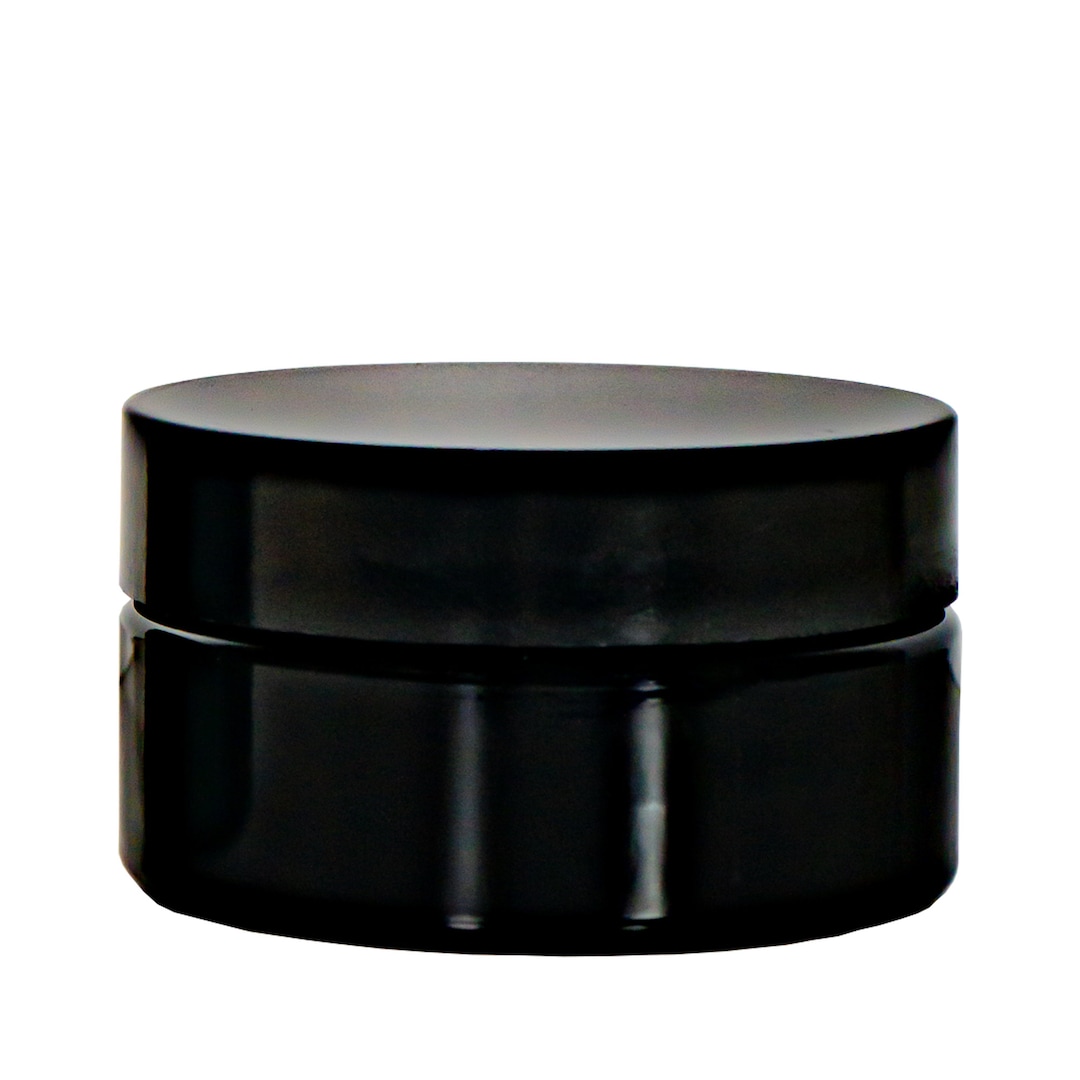 UV Black Glass Jar, 100ml, Leak Proof, Smell Proof Jar | UV Black Glass ...