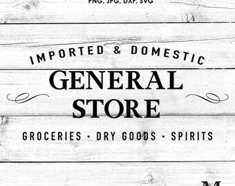 General Store Svg | Etsy