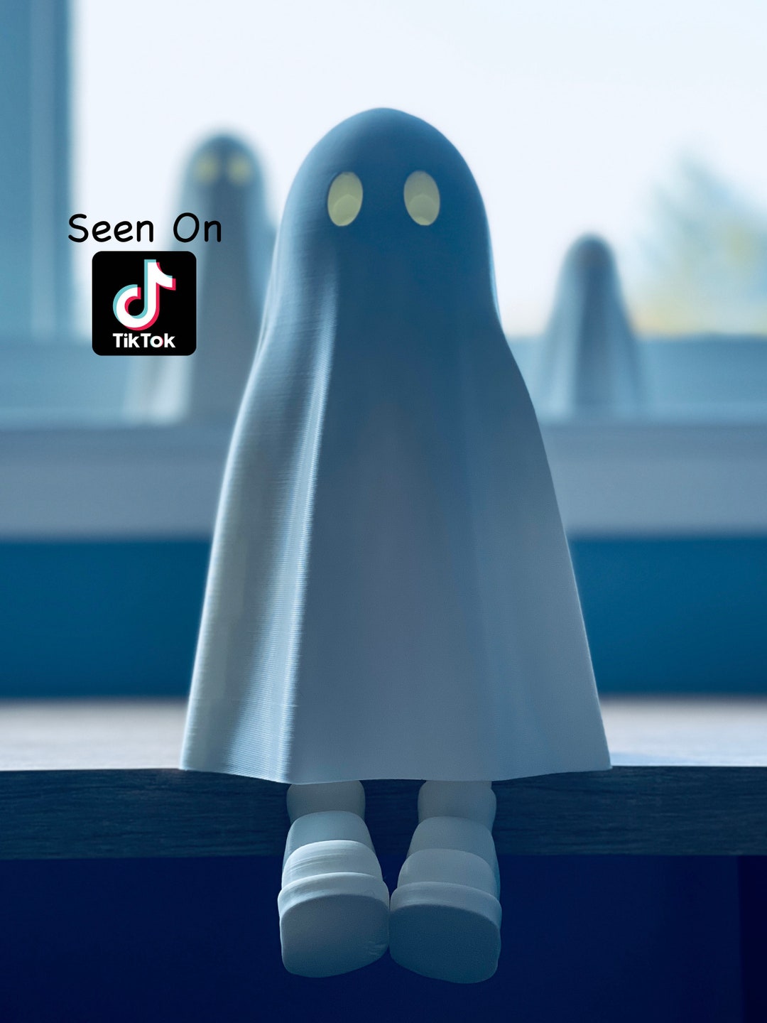 Cute Halloween Ghost With Feet 3D Printed Ghost Decoration as Seen on ...