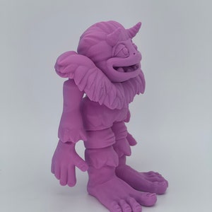 3D Printed Standing Flexi Yeti by Flexi Factory - Etsy