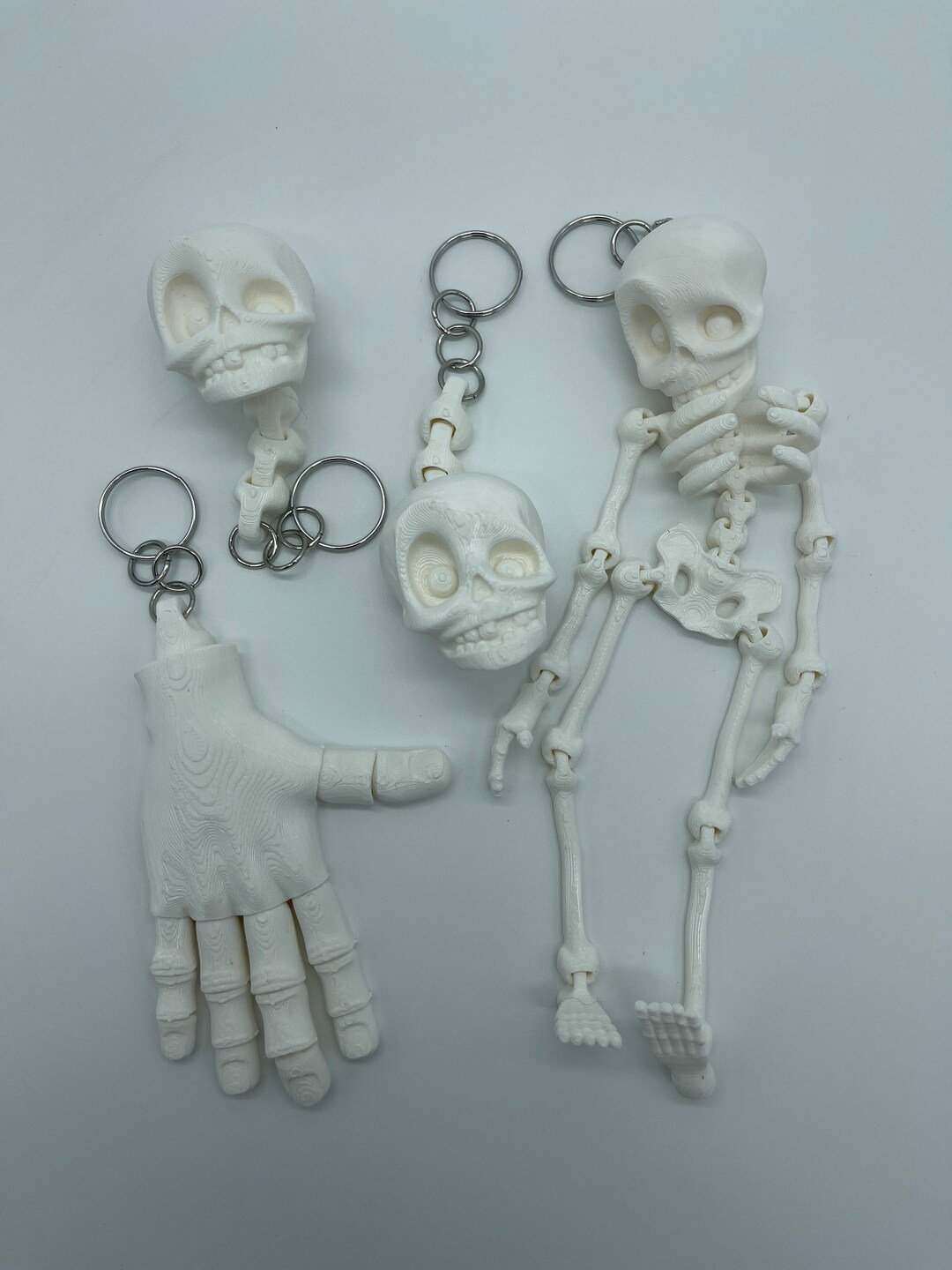 Skeleton Keychains | Backpack Tags - Etsy