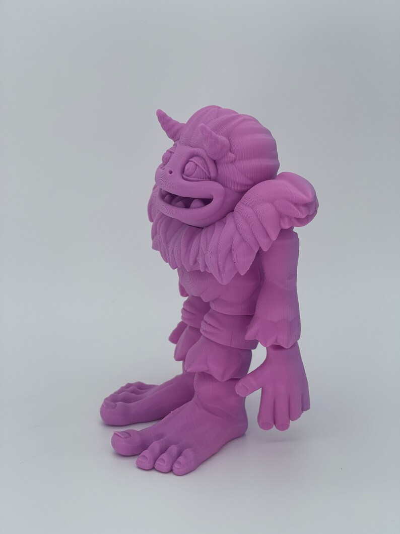 3D Printed Standing Flexi Yeti by Flexi Factory - Etsy