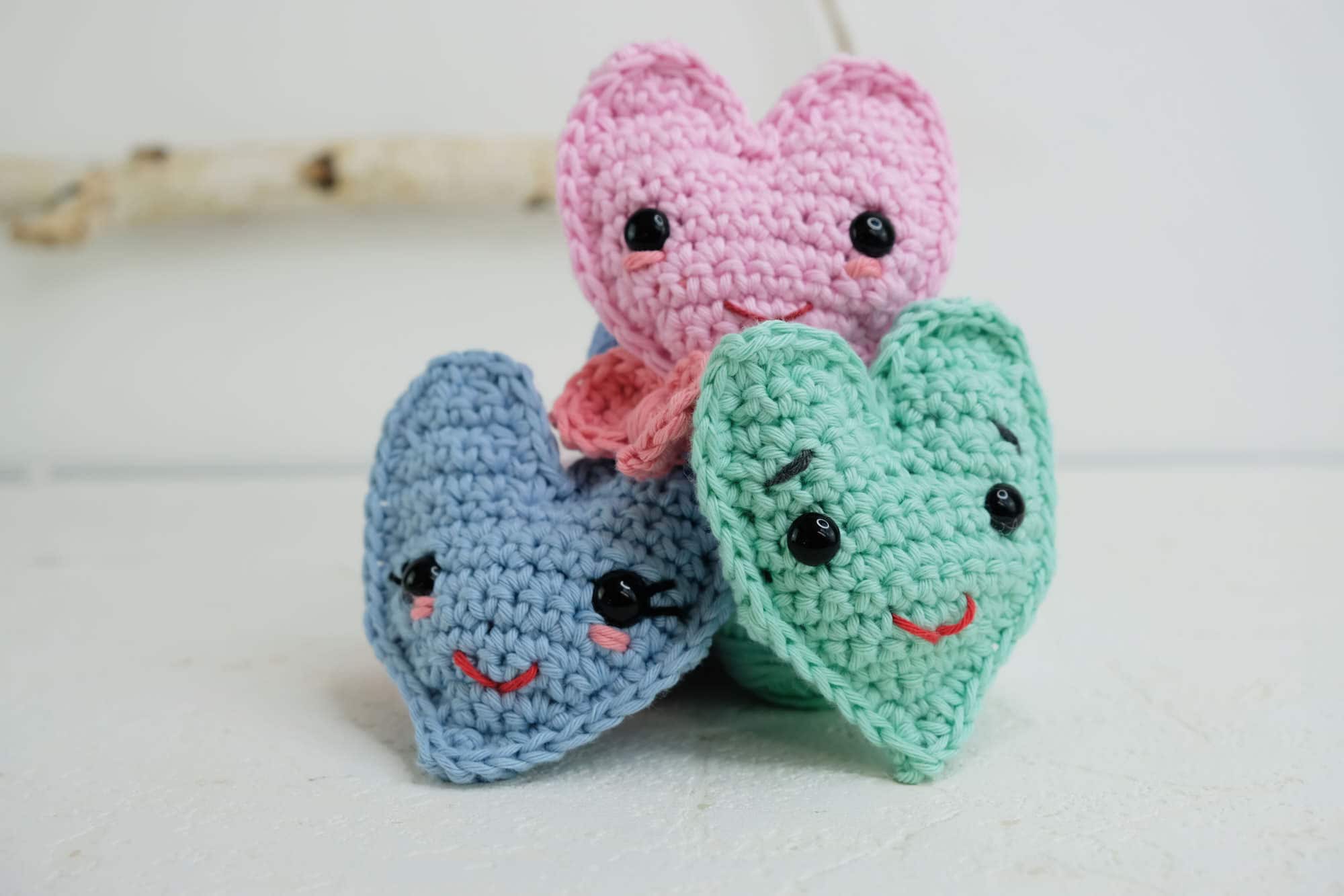 Easy Ragdoll Crochet Heart PDF Pattern. Crochet Plush Heart - Etsy