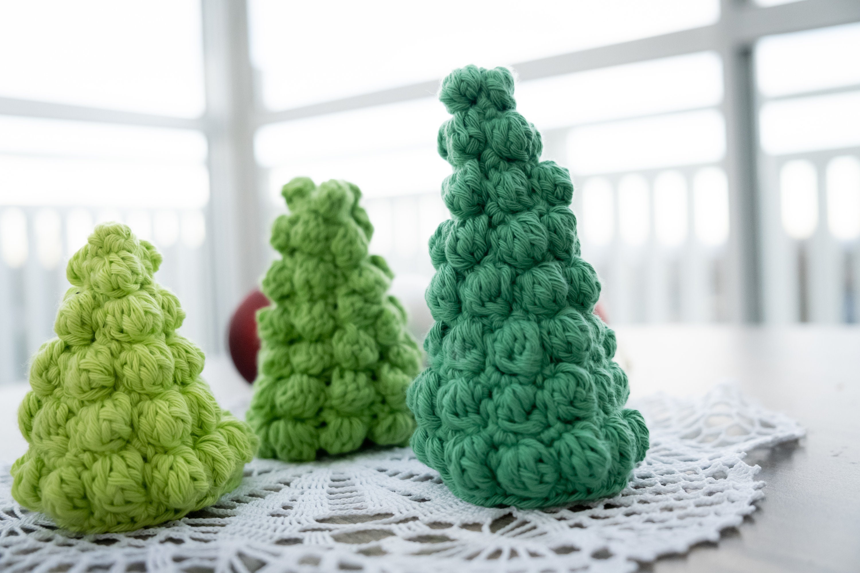 Mini Bobble Christmas Tree Crochet Pattern – DIY Holiday Ornament (PDF ...