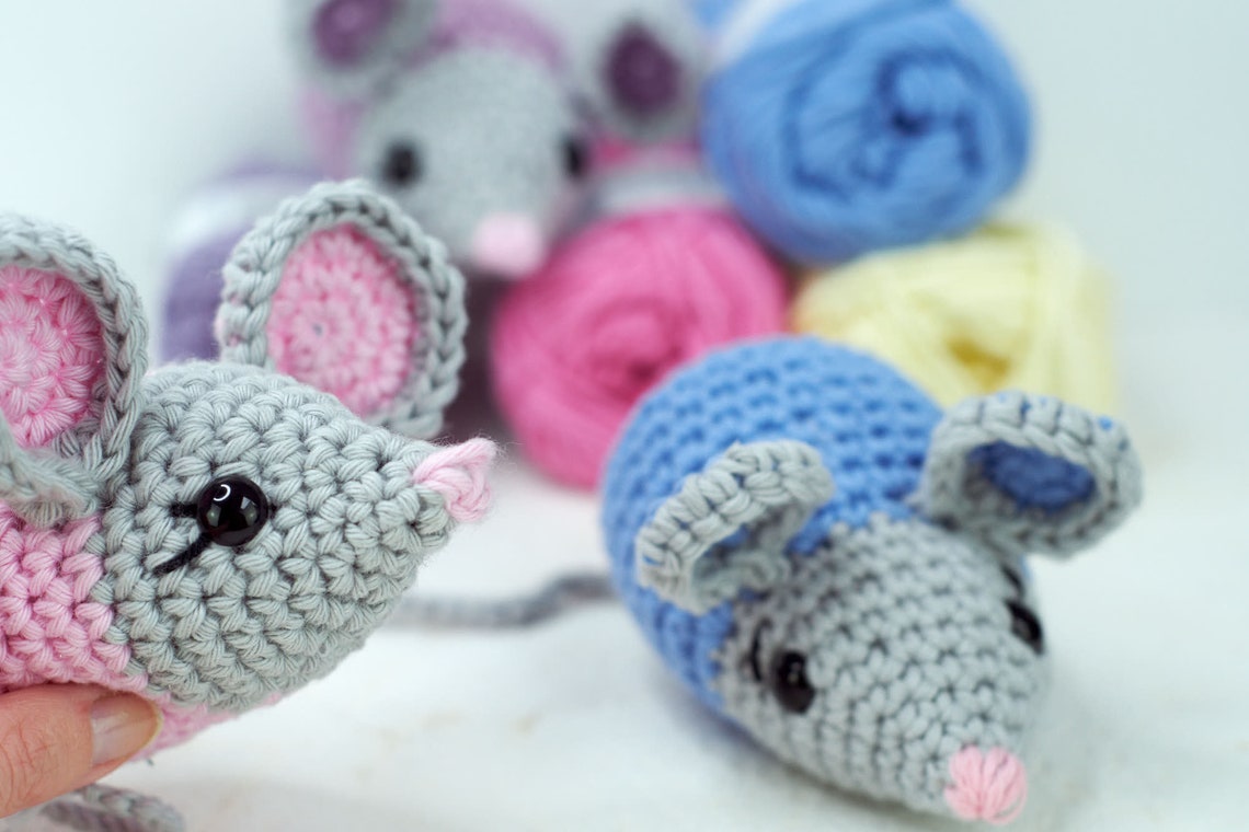 Crochet Amigurumi Mouse Pattern, Cute Toy (PDF Pattern) - Etsy