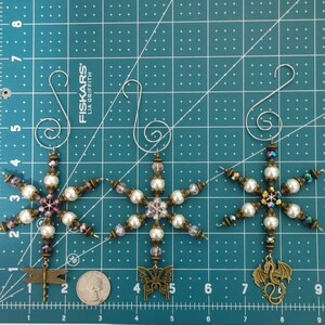 Victorian Snowflake Ornaments - Etsy