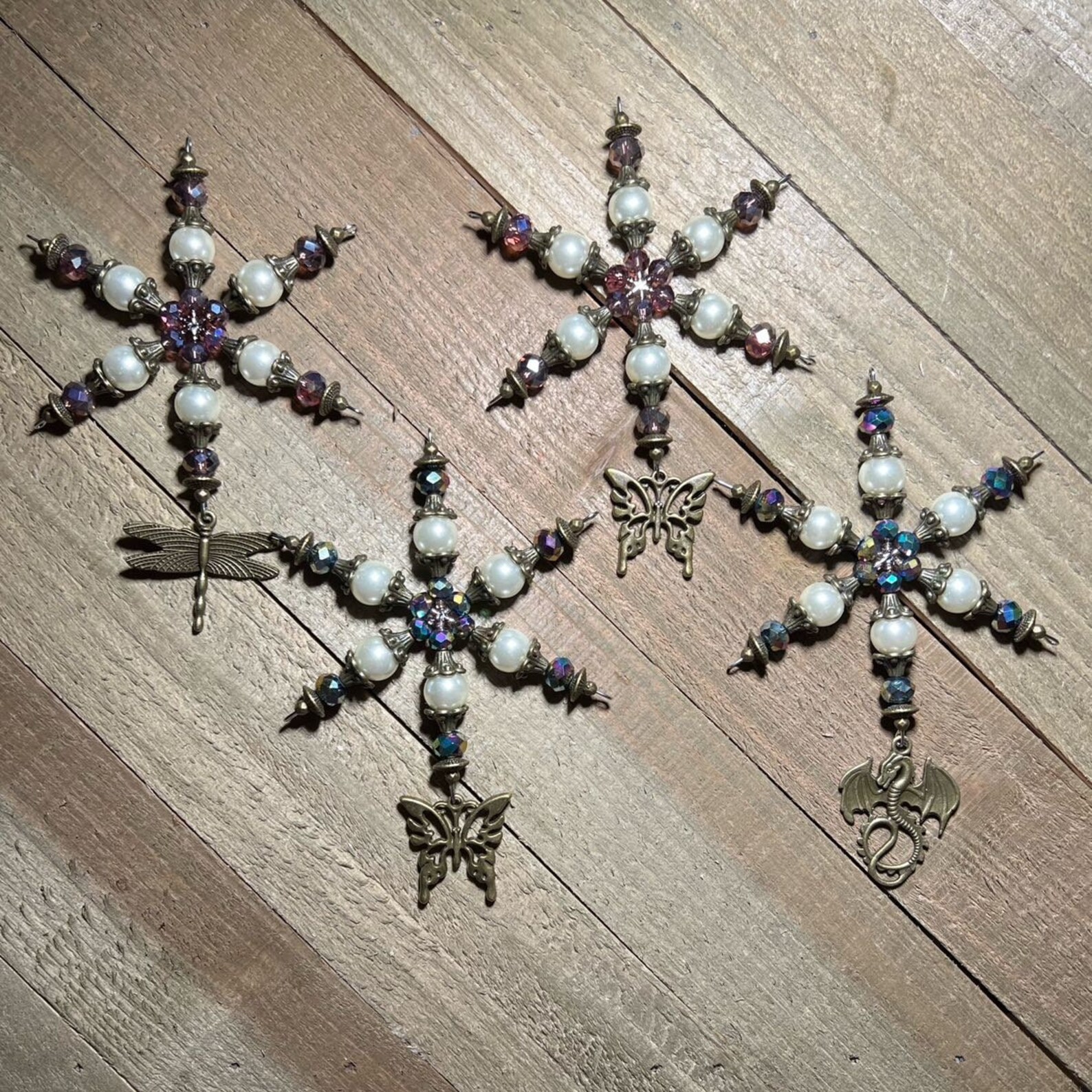 Victorian Snowflake Ornaments - Etsy