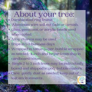 Blue Moon Dragon Tree of Life Wall Hanging - 4” Black and Blue Crescent ...