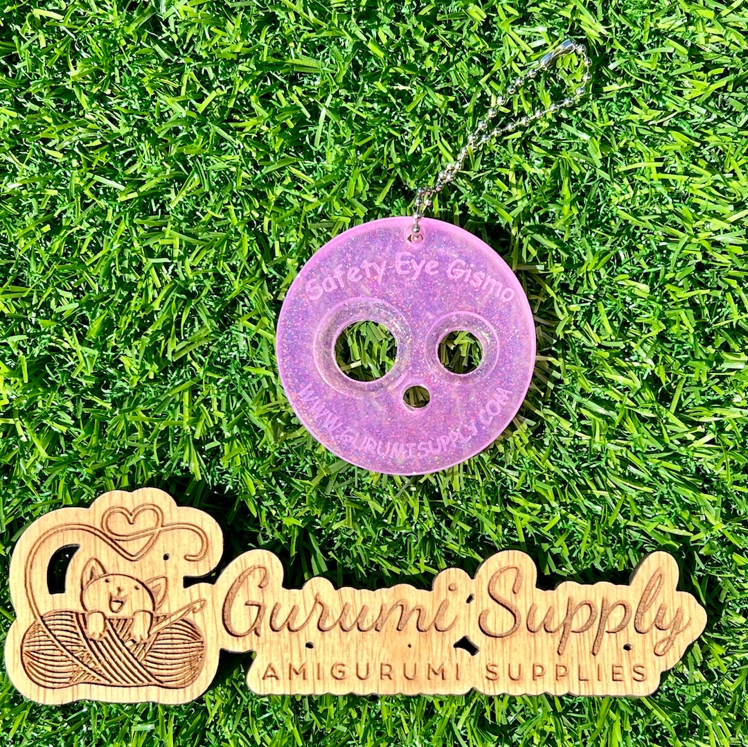 Safety Eye Gismo - Pink Glitter - On-the-go - Keychain - Safety Eye ...