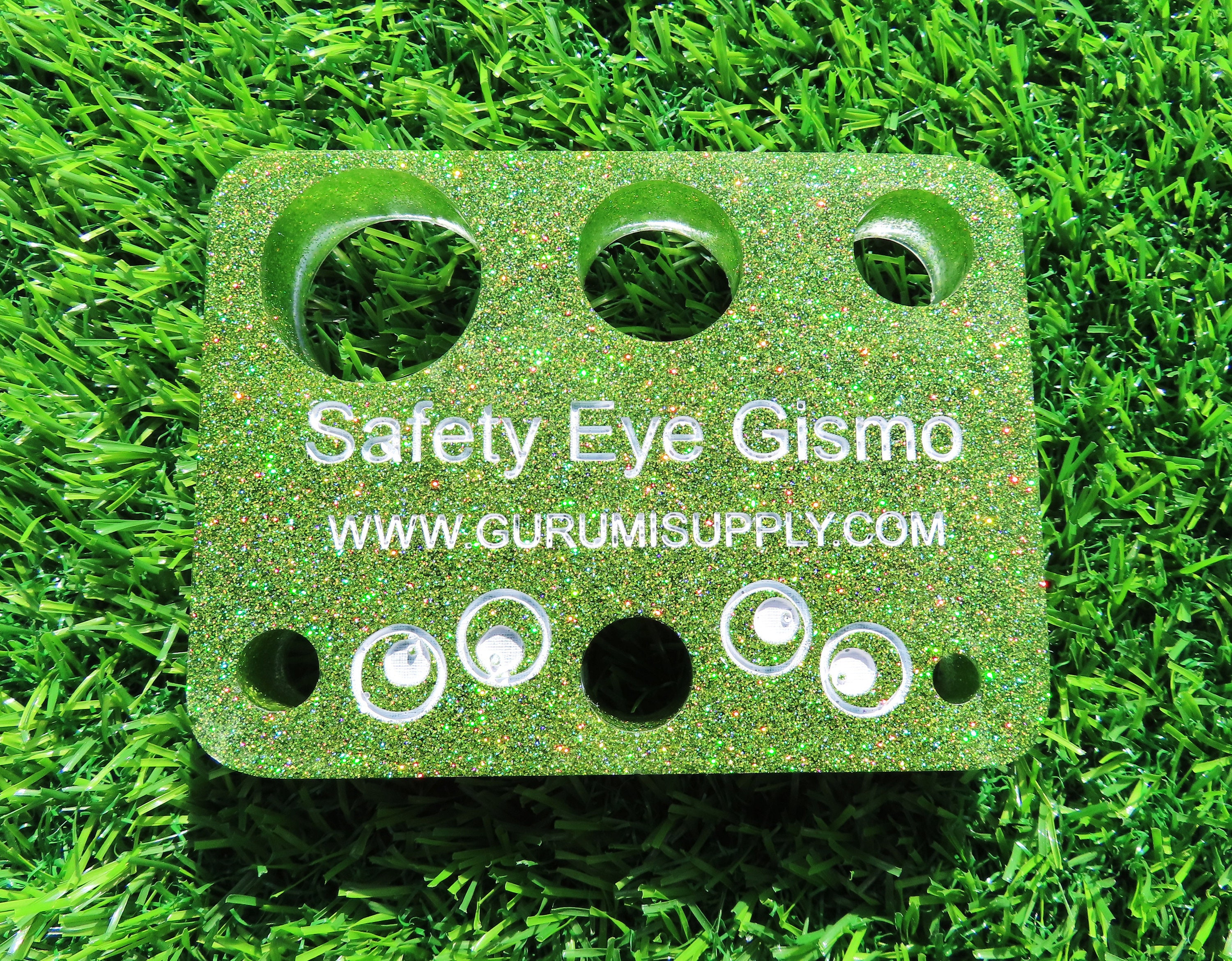 Safety Eye Gismo Light Green Glitter - Rectangle - Safety Eye Tool ...