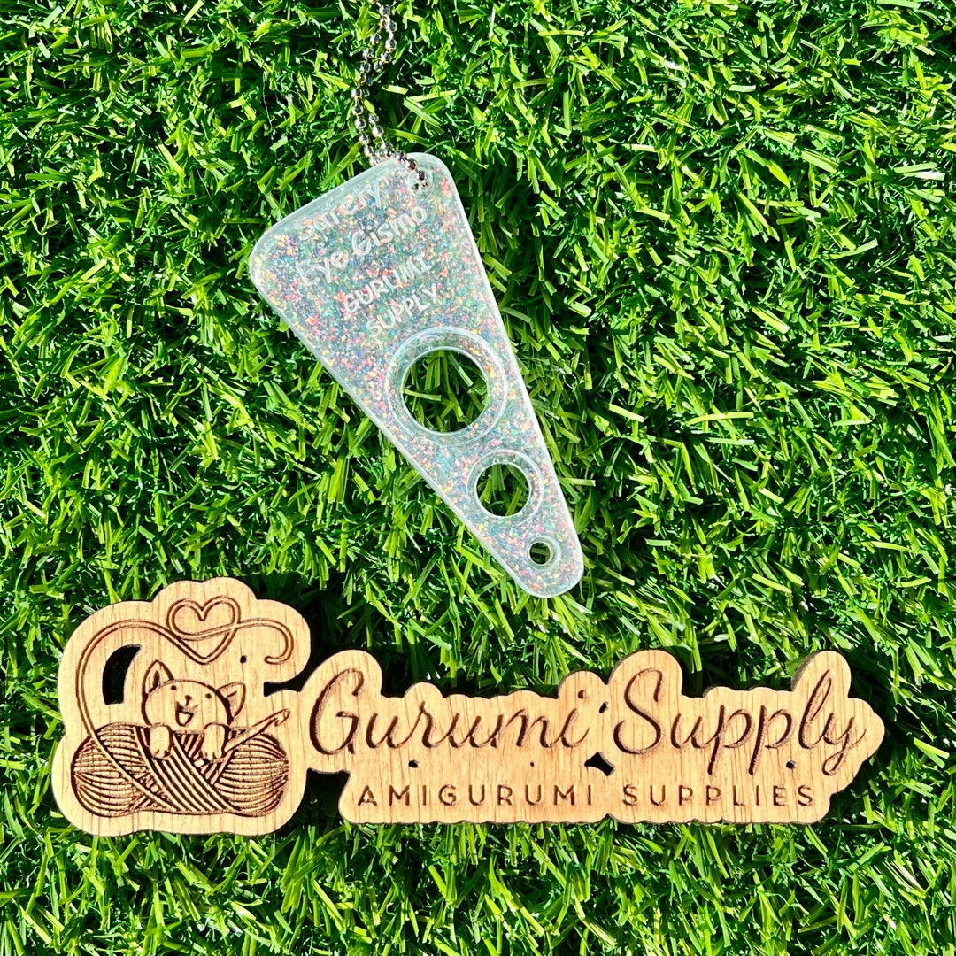 Safety Eye Gismo Iridescent Glitter - Petite Size - Triangle - On-the ...