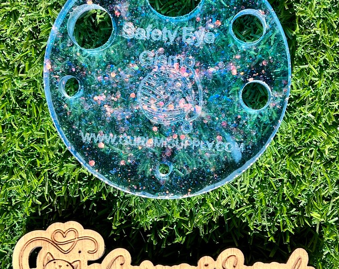 Safety Eye Gismo Blue Blueberry With Glitter Circle Round Safety Eye ...
