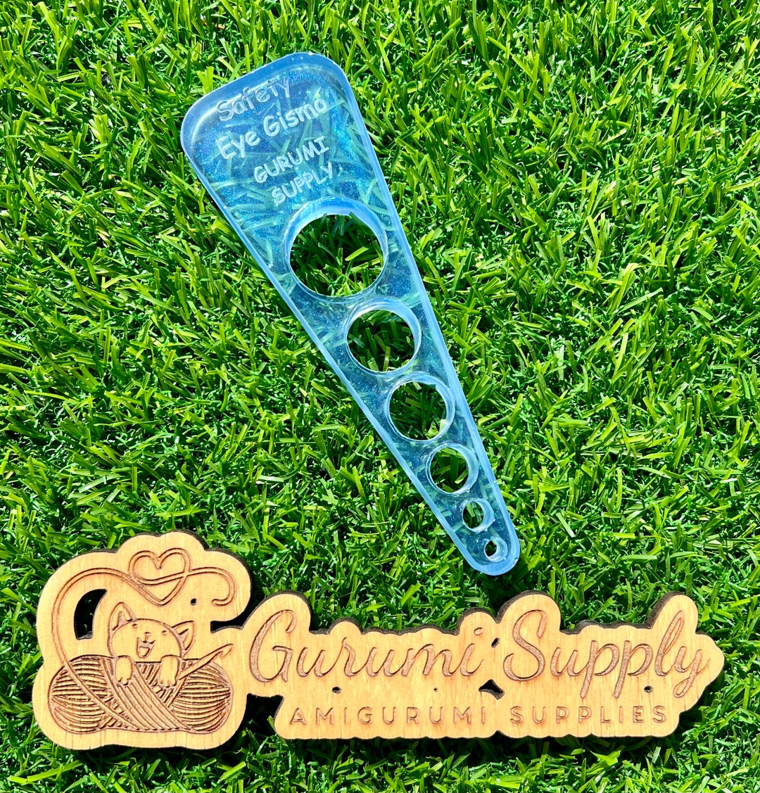 Safety Eye Gismo Blue With Pearl Triangle Safety Eye Tool Safety Eye ...