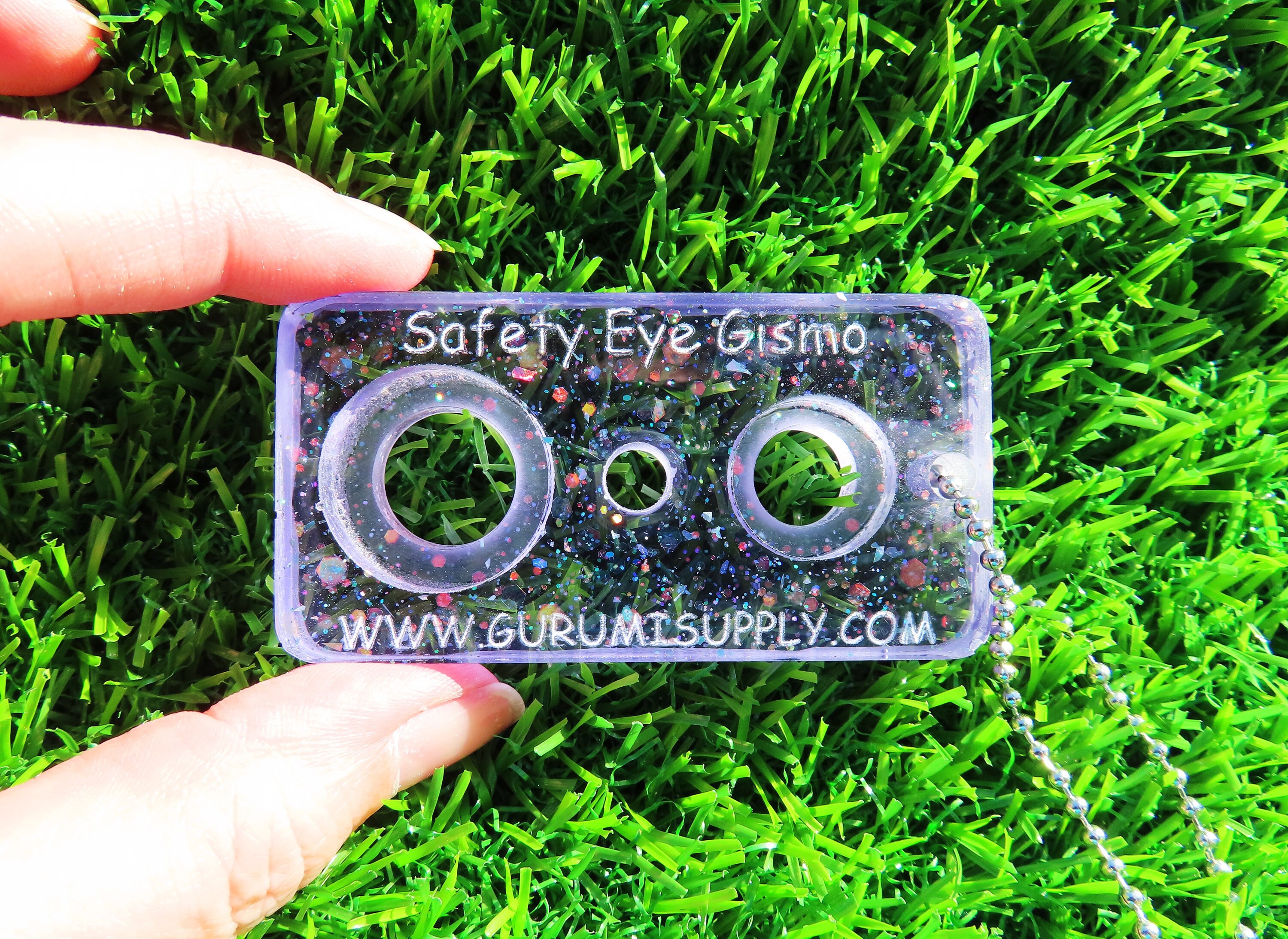 Safety Eye Gismo Purple Grape with Glitter - Keychain - Safety Eye Tool ...