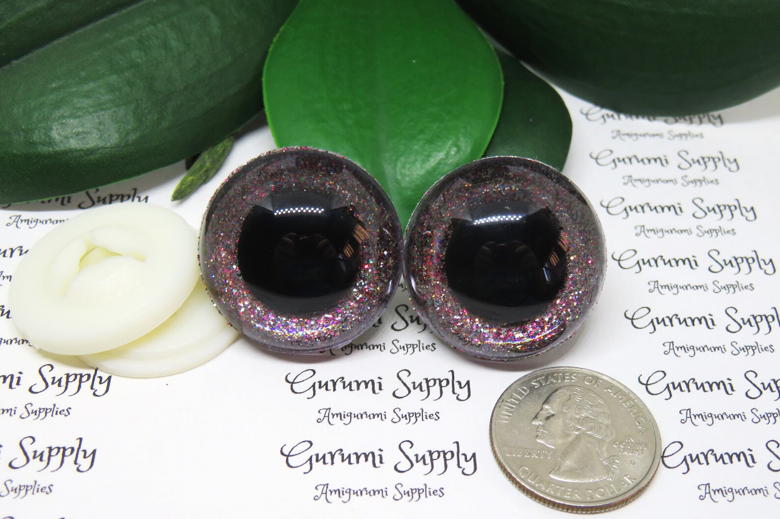 30mm Clear Round Plastic Safety Eyes With a Light Sparkle | Etsy