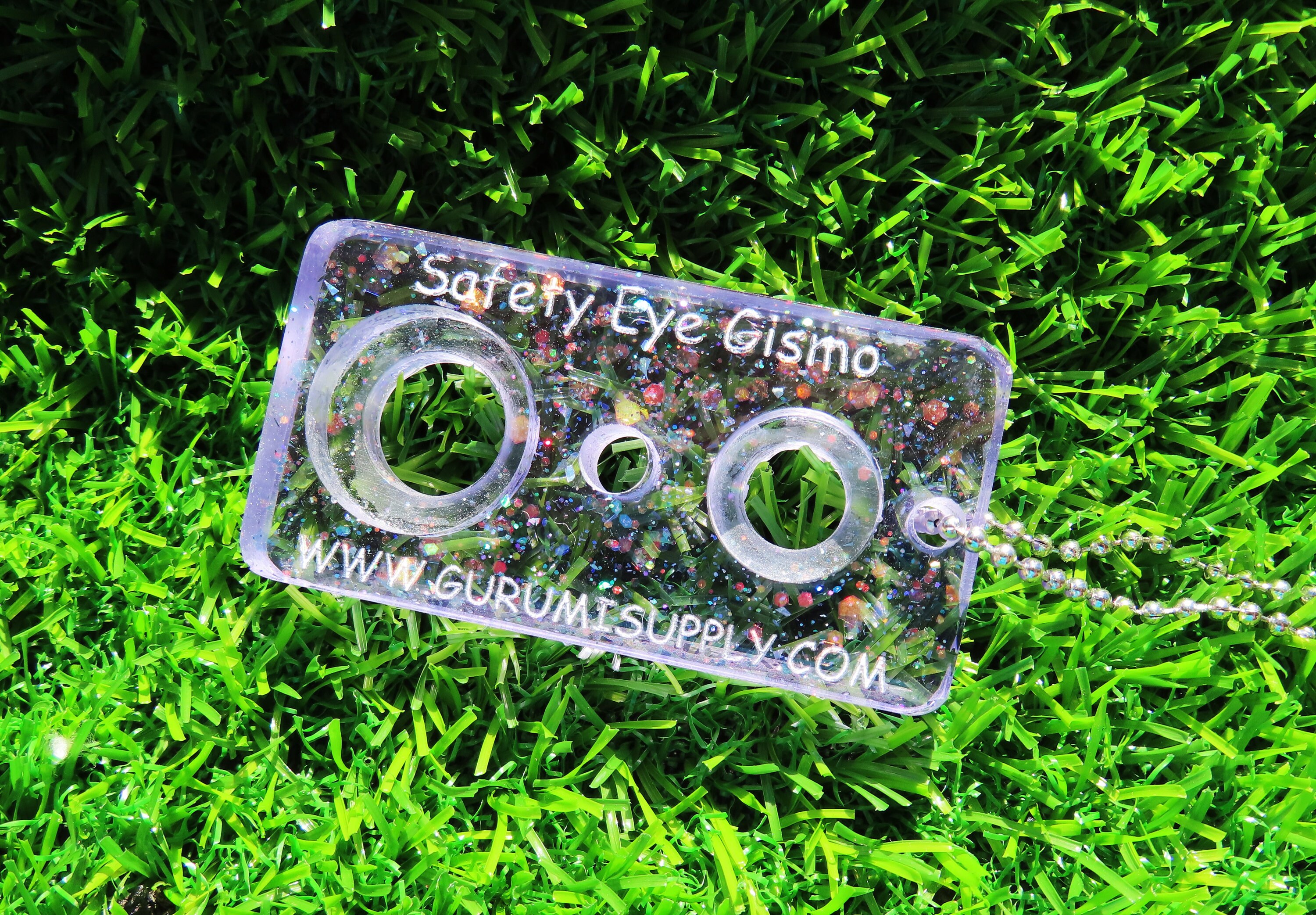 Safety Eye Gismo Purple Grape with Glitter - Keychain - Safety Eye Tool ...