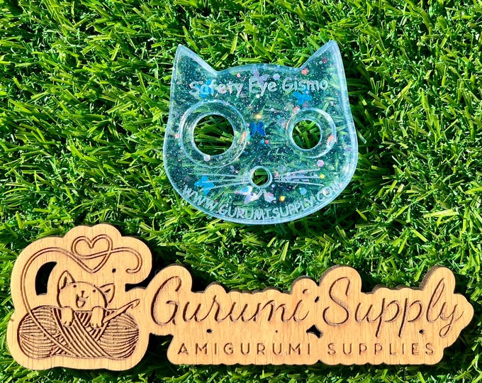 Safety Eye Gismo - Blue Butterflies Glitter - Kitty - Safety Eye Tool ...